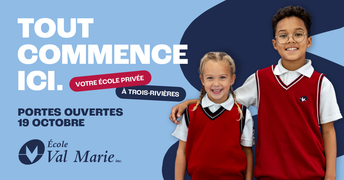 Venez découvrir l'École Val Marie lors de nos Portes Ouvertes ! | École ...
